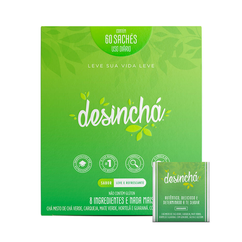 Desinchá Dia 60 sachês – Sintonia da Saúde